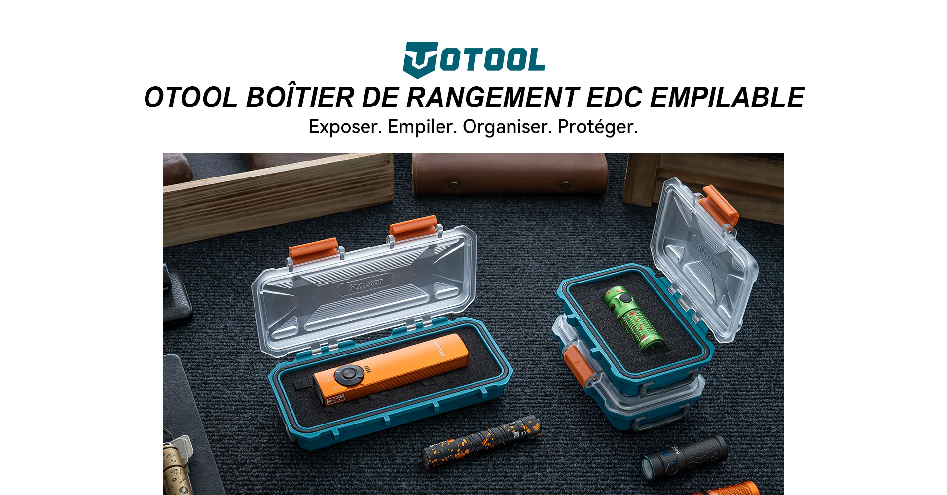 Outil multiusage | boîtier de rangement EDC empilable - Olight France