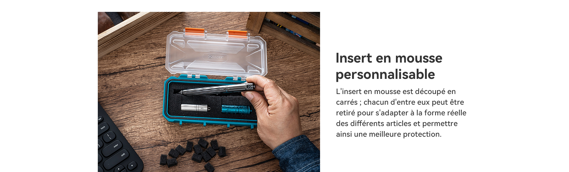 Outil multiusage | boîtier de rangement EDC empilable - Olight France