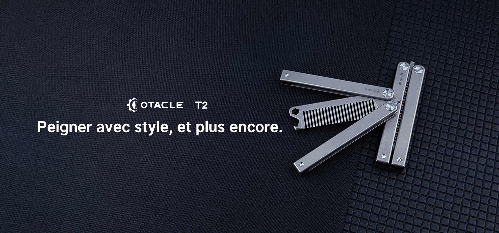 Otacle T2 Peigne Papillon Multifonctionnel en Titane - Olight France